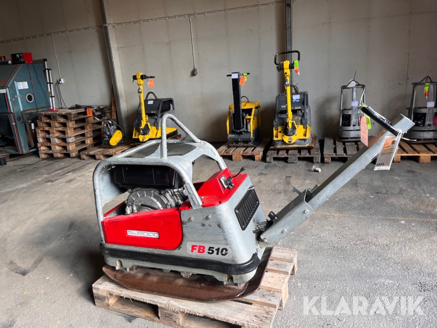 Markvibrator Swepac FB 510, Haninge, Klaravik auktioner