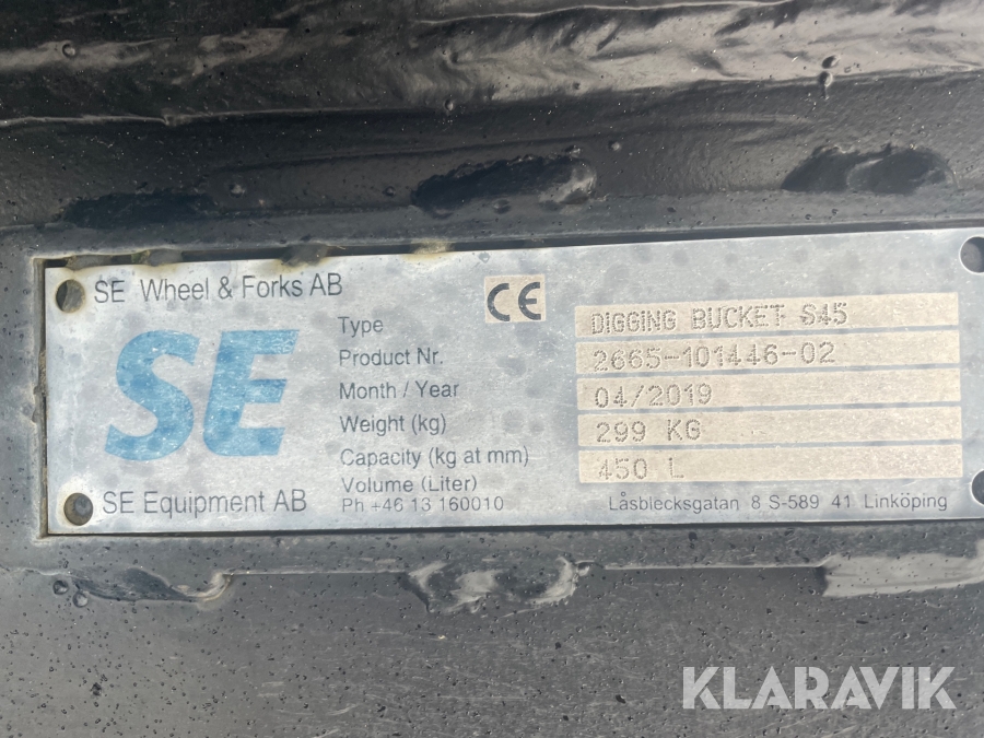 Tandskopa SE S45, Västervik, Klaravik auktioner