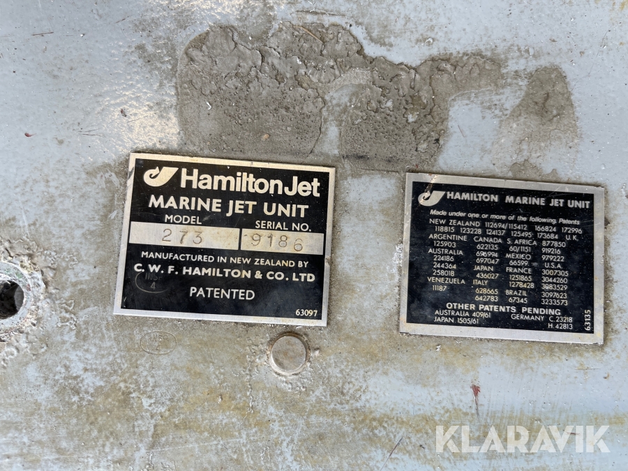 Vattenjet Hamilton 273 2 st