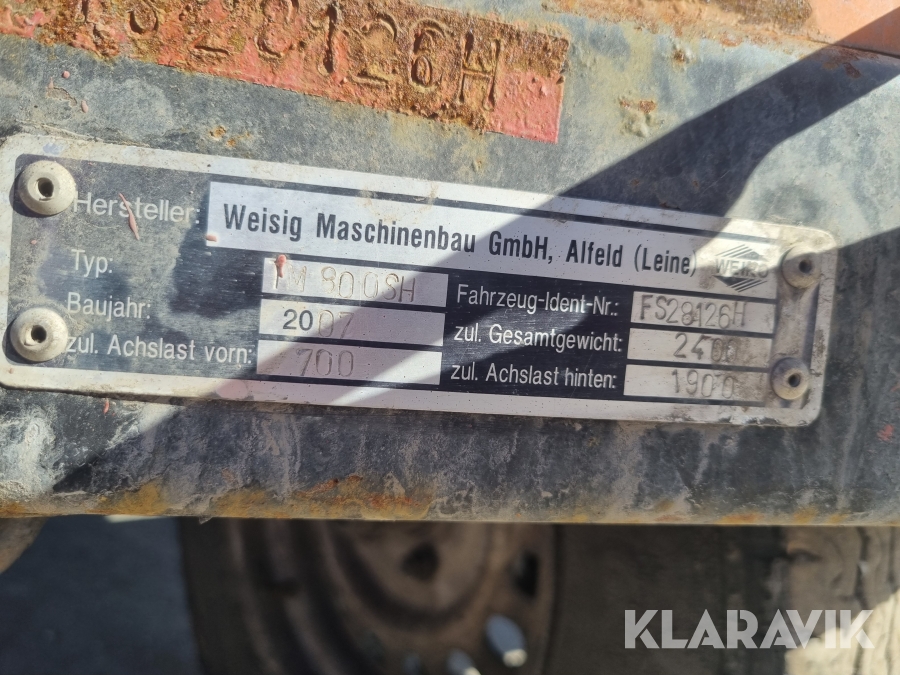 Klistermoppe Weiro, Haninge, Klaravik auktioner