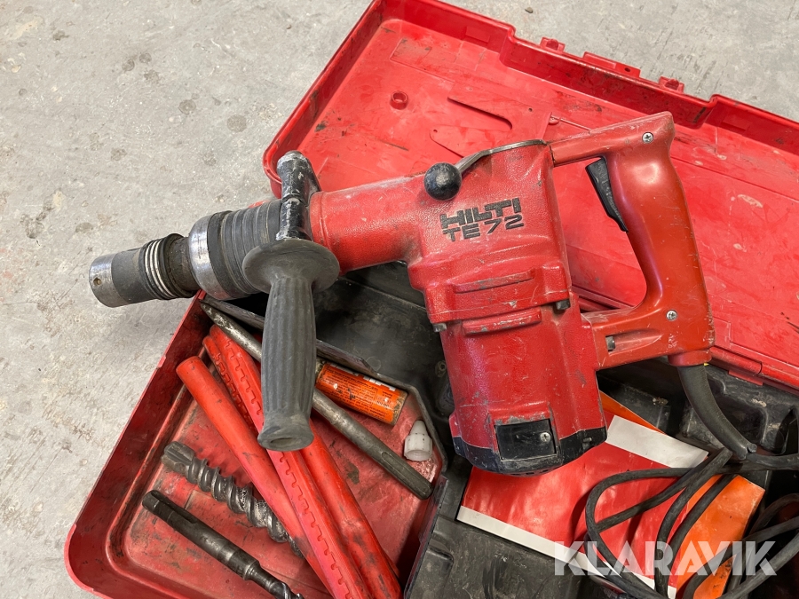 Slagborrmaskin Hilti TE 72, Sundsvall, Klaravik auktioner
