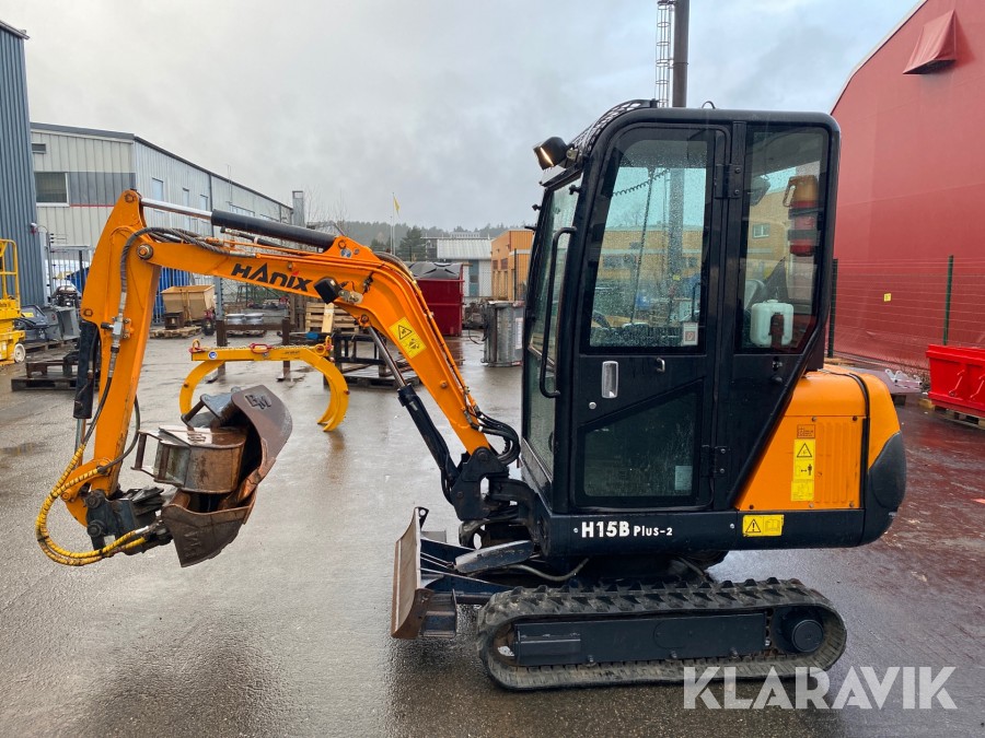 Grävmaskin Hanix H15B Plus-2