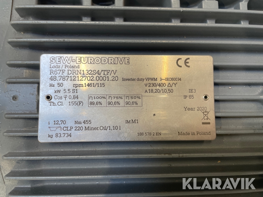 Membranpump Dellmeco DME 50, Östersund, Klaravik auktioner