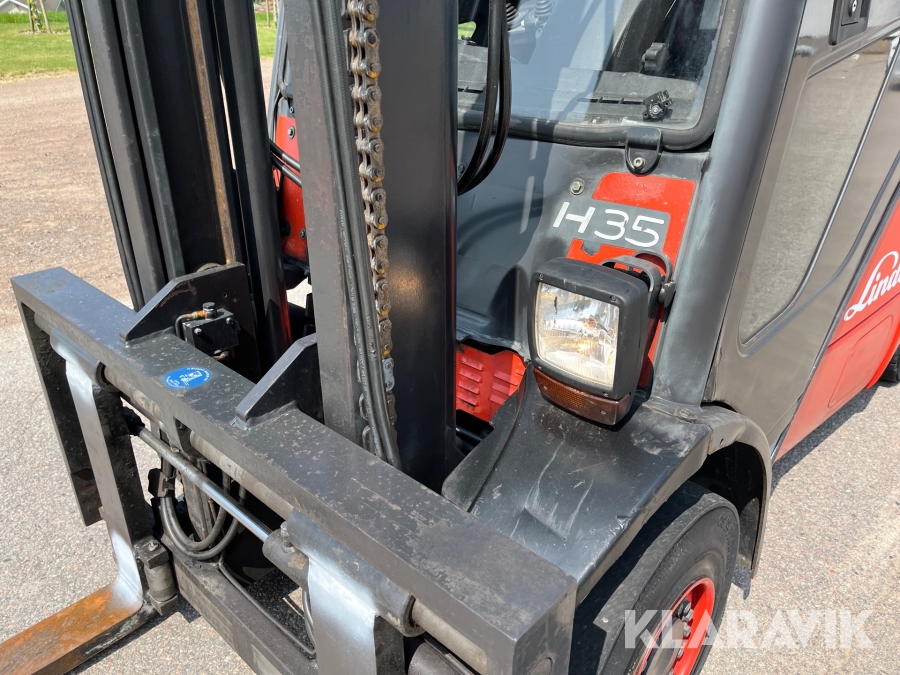 Dieseltruck Linde H35D, Laholm, Klaravik auktioner