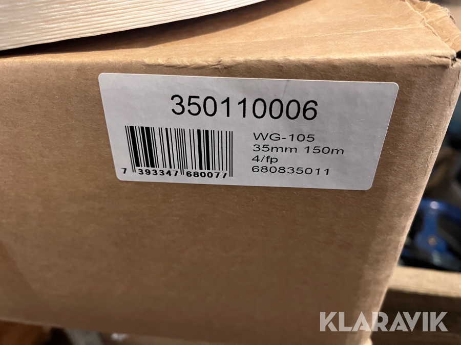 Glasfiberband, Vara, Klaravik auktioner