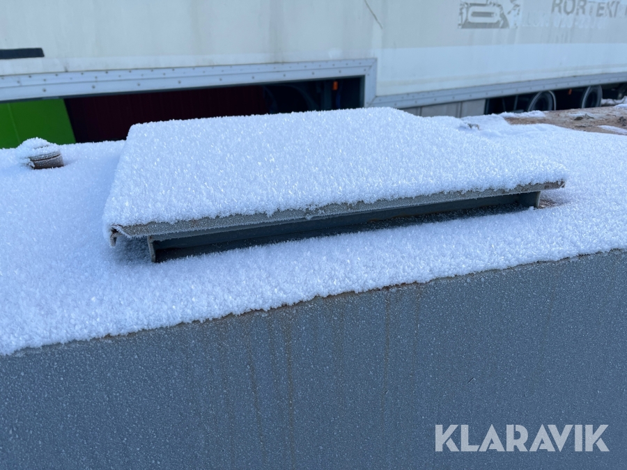 Tank för spillolja Treo plåt ab 3,6 m3, Uppsala, Klaravik au