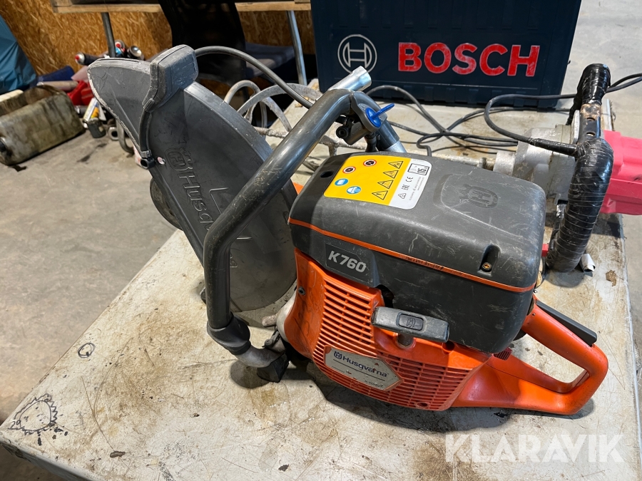 Motorkap Husqvarna K760, Norrköping, Klaravik auktioner