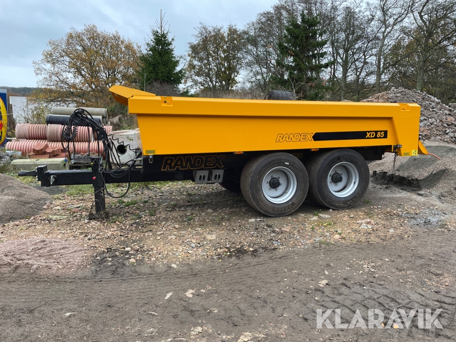 Tippkärra Randex XD85, Lysekil, Klaravik auktioner