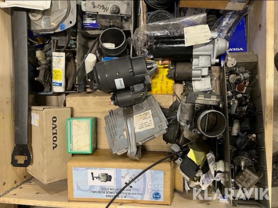 Volvo bildelar, Ydre, Klaravik auktioner
