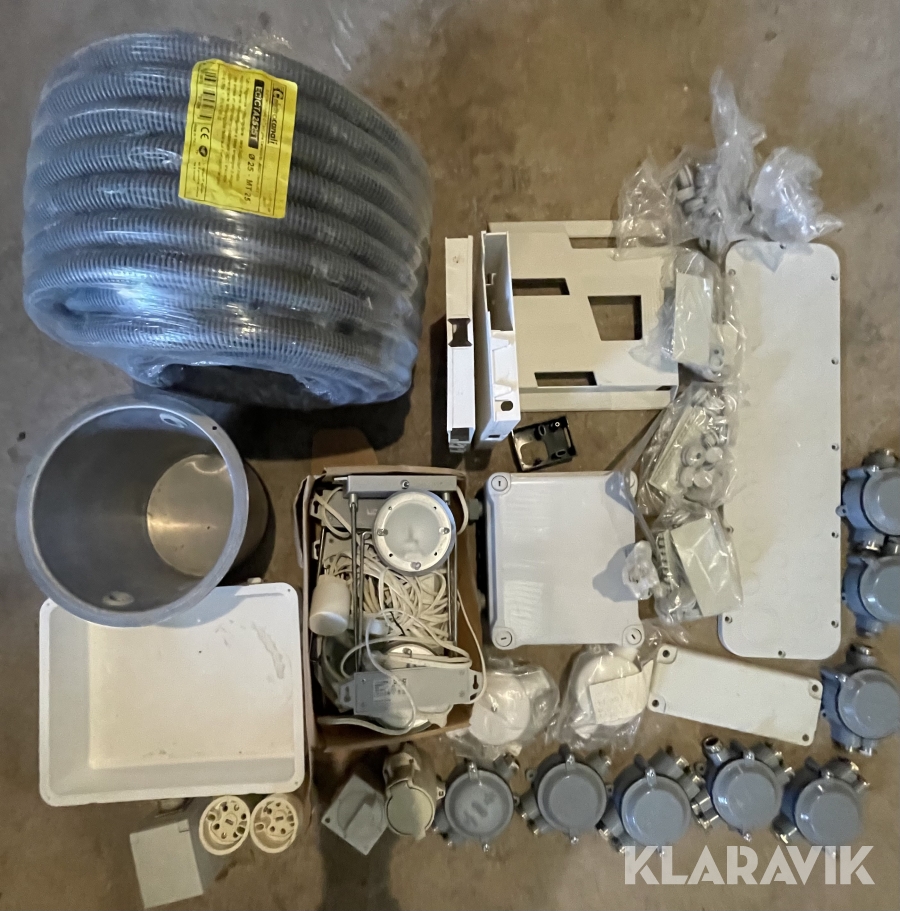 Elmaterial diverse, Essunga, Klaravik auktioner