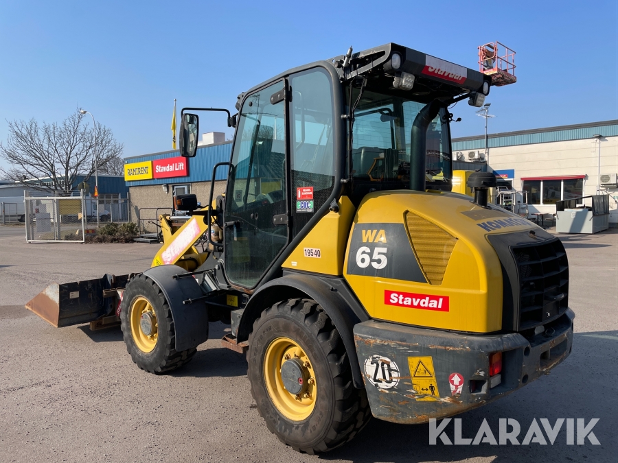 Hjullastare Komatsu WA65-6, Linköping, Klaravik auktioner