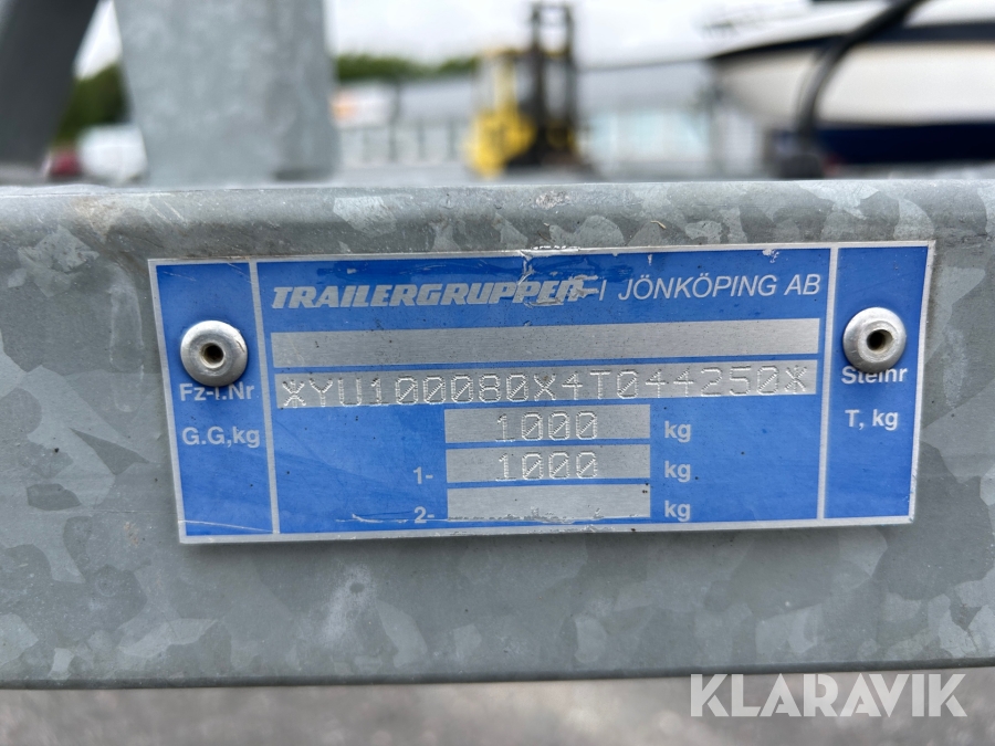 Båttrailer Brenderup, Varberg, Klaravik auktioner