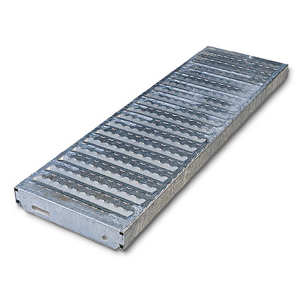 Trapp 14steg industrimodell varmförzinkad Häfla Bruk Rak mod