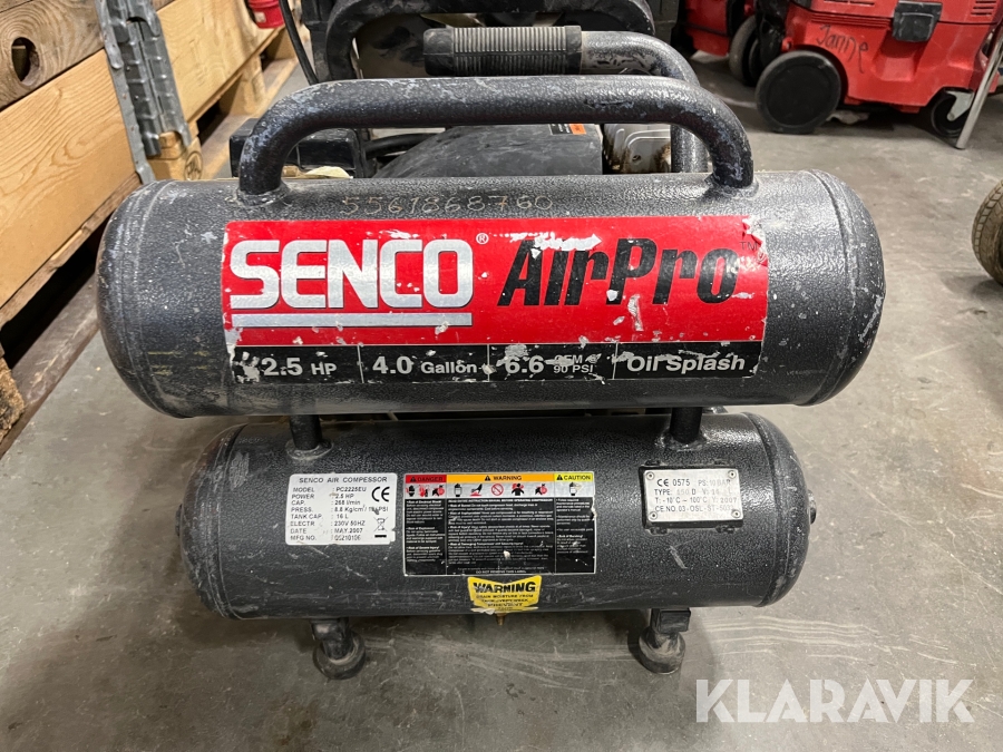 Kompressor Senco, Stockholm, Klaravik auktioner