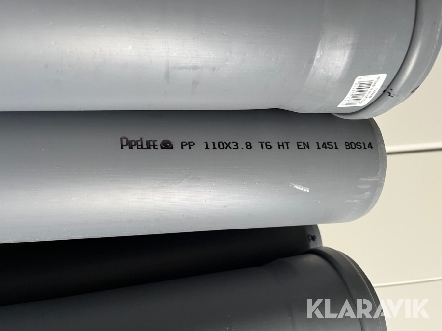 Avloppsrör PipeLife 110 mm 45 grader, Staffanstorp, Klaravik