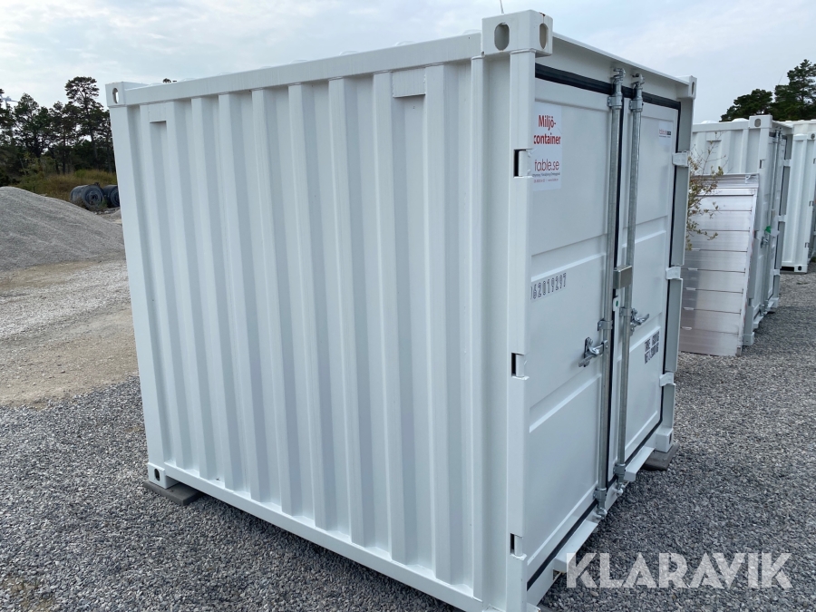 Miljöcontainer 8 fot, Gotland, Klaravik auktioner