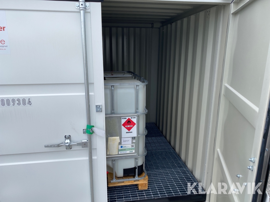 Miljöcontainer 8 fot, Gotland, Klaravik auktioner