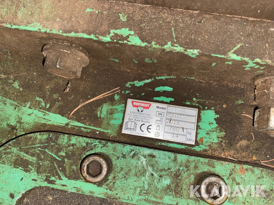Hydraulhammare Montabert 501 NG, Boxholm, Klaravik auktioner