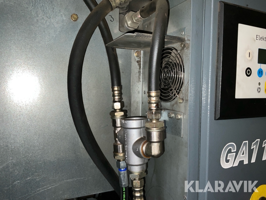 Kompressor Atlas Copco GA11VSD, Värnamo, Klaravik auktioner