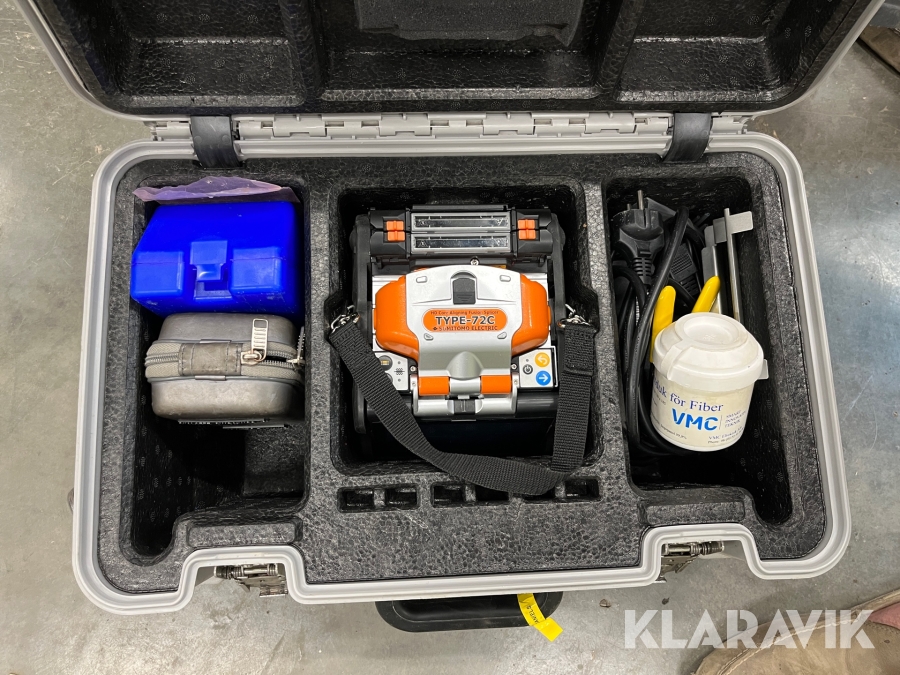 Kärnlinjerande singel fibersvets Sumitomo 72C, Uppsala, Klar