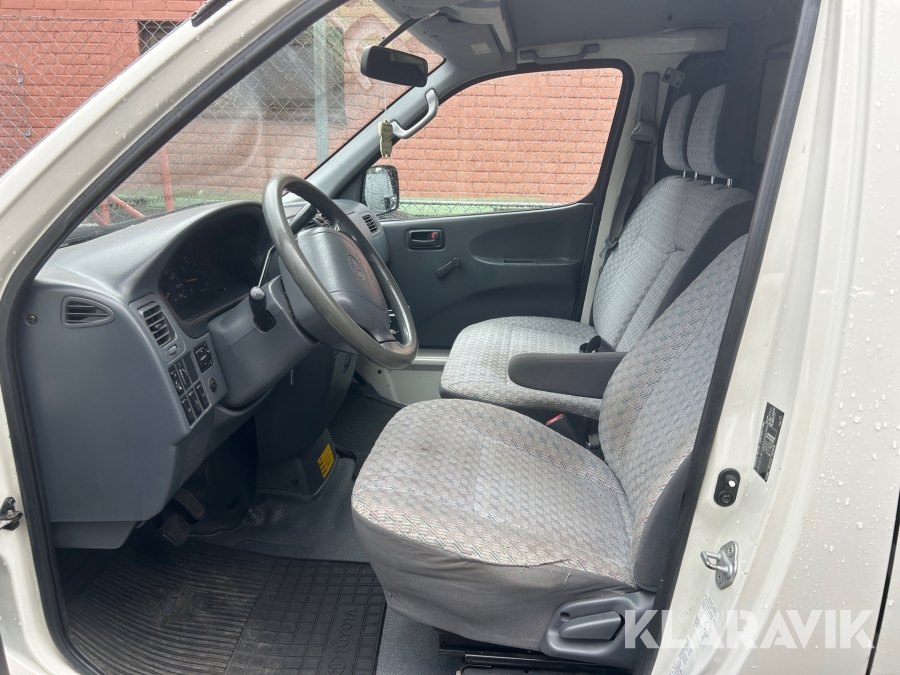 Skåpbil Toyota Hiace, Halmstad, Klaravik auktioner
