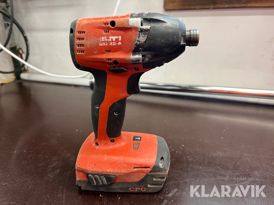 Slagskruvdragare Hilti SID 22-A, Svalöv, Klaravik auktioner