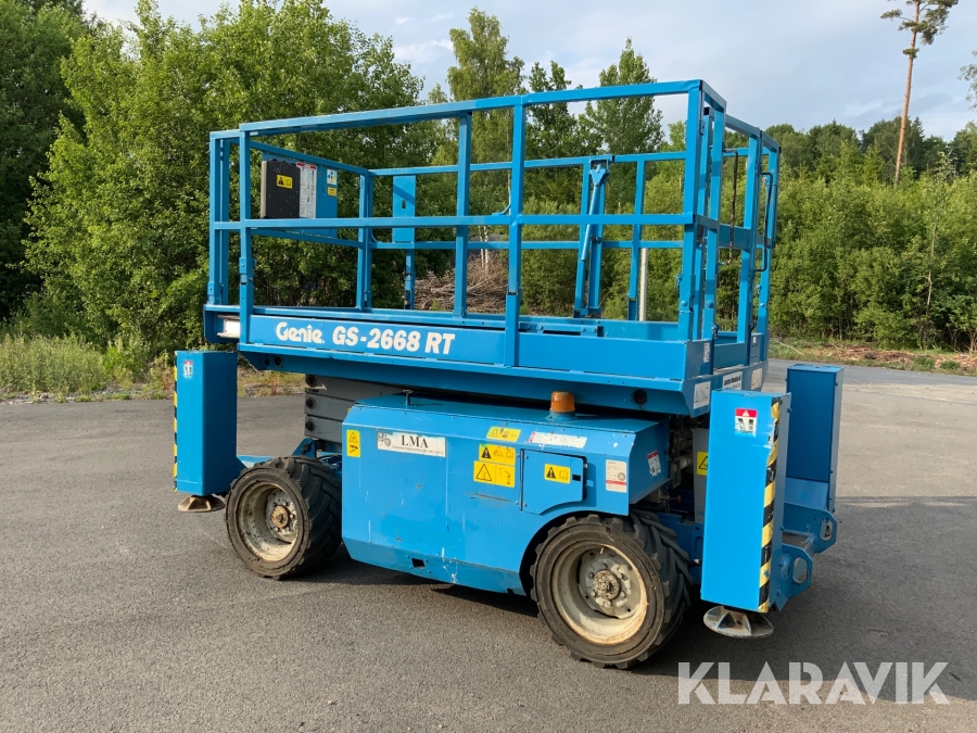 Saxlift Genie GS-2668 RT, Vetlanda, Klaravik auktioner
