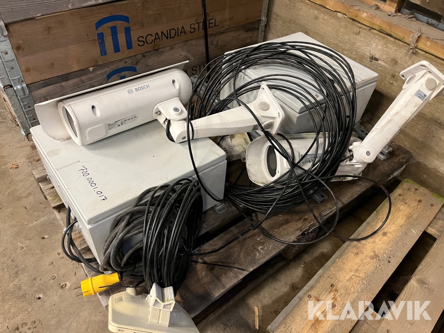 Kameror Bosch Dinion thermal 8000, Uppsala, Klaravik auktion