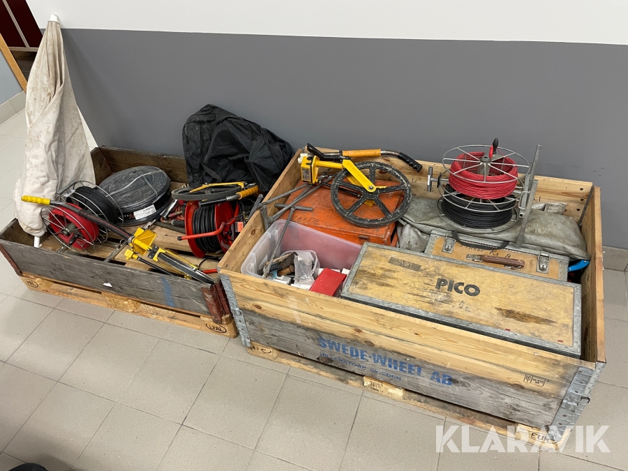 Fiber och koppar tillbehör, Karlstad, Klaravik auktioner