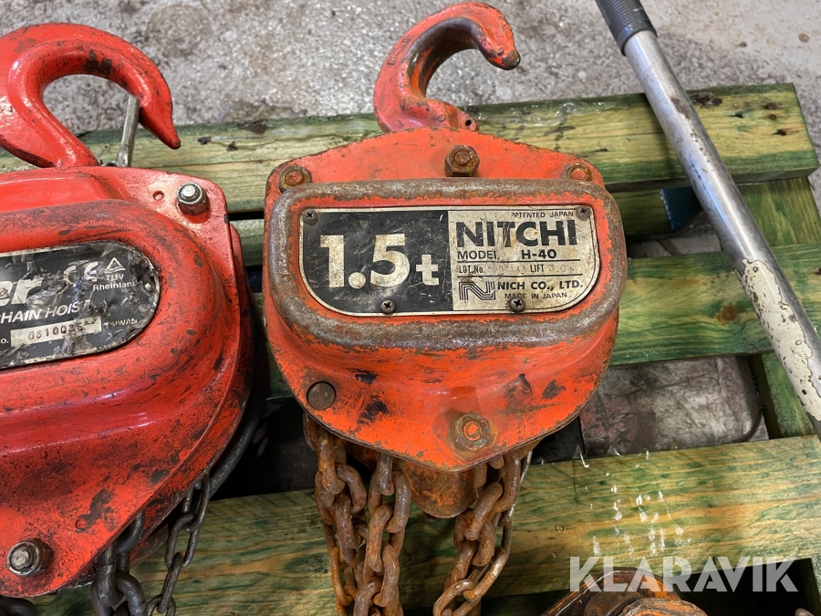 Lyftblock 7 st, Sundsvall, Klaravik auktioner