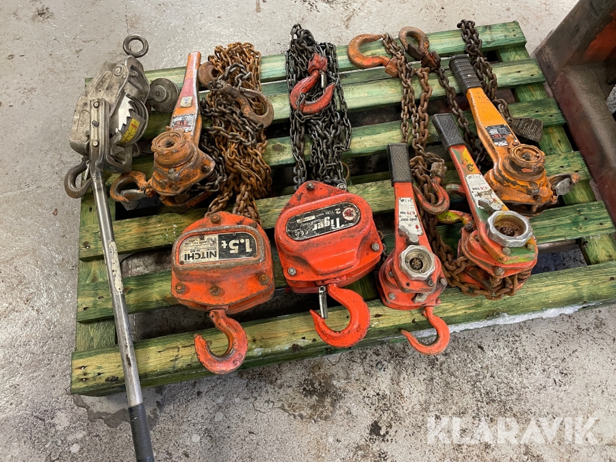 Lyftblock 7 st, Sundsvall, Klaravik auktioner