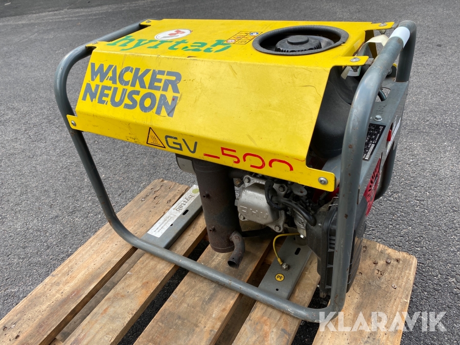 Klaravik Auktioner | Elverk Wacker Neuson GV 2500