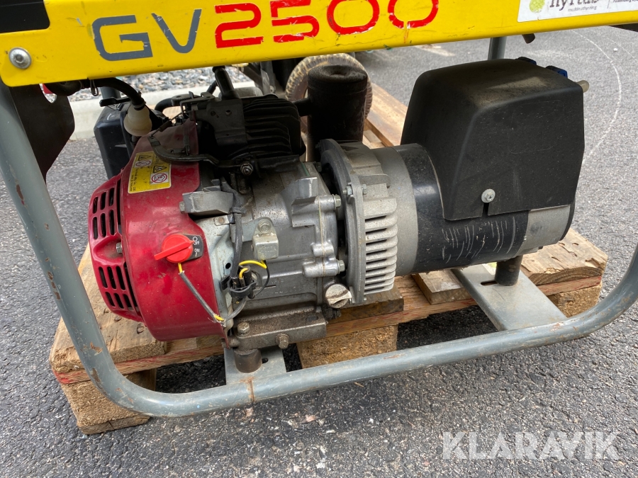 Klaravik Auktioner | Elverk Wacker Neuson GV 2500