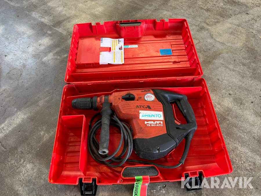 Kombihammare Hilti TE 80, Göteborg, Klaravik auktioner