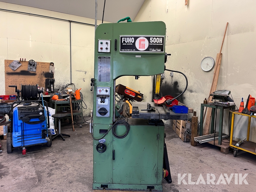 Bandsåg Fuho 500 H, Skara, Klaravik auktioner