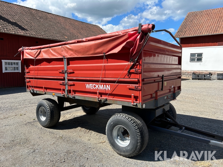 Spannmålsvagn Weckman R85, Knivsta, Klaravik auktioner