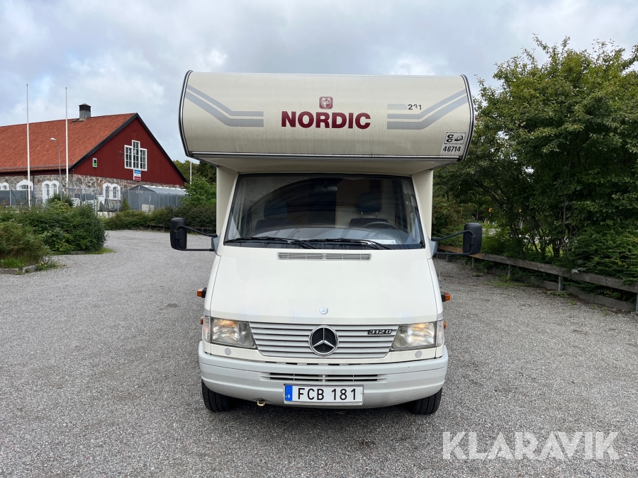 Husbil Mercedes-Benz Nordic 625, Stockholm, Klaravik auktion