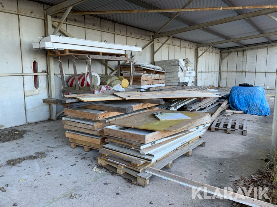 Blandat byggmaterial, Kalmar, Klaravik auktioner