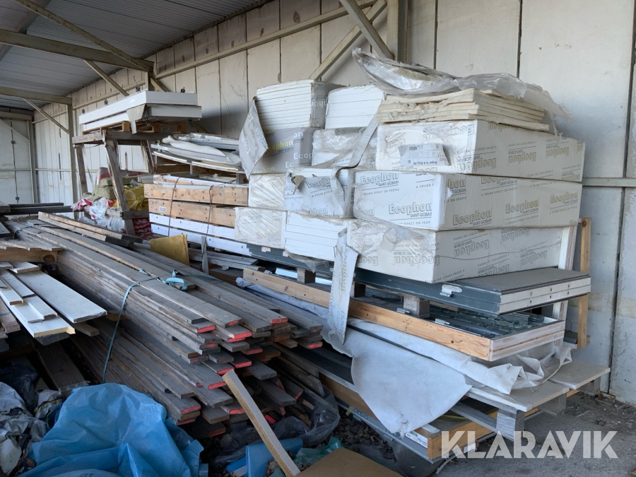 Blandat byggmaterial, Kalmar, Klaravik auktioner