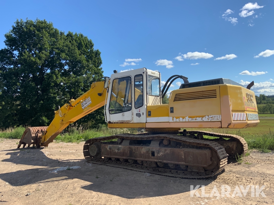 Grävmaskin Liebherr 932, Vetlanda, Klaravik auktioner