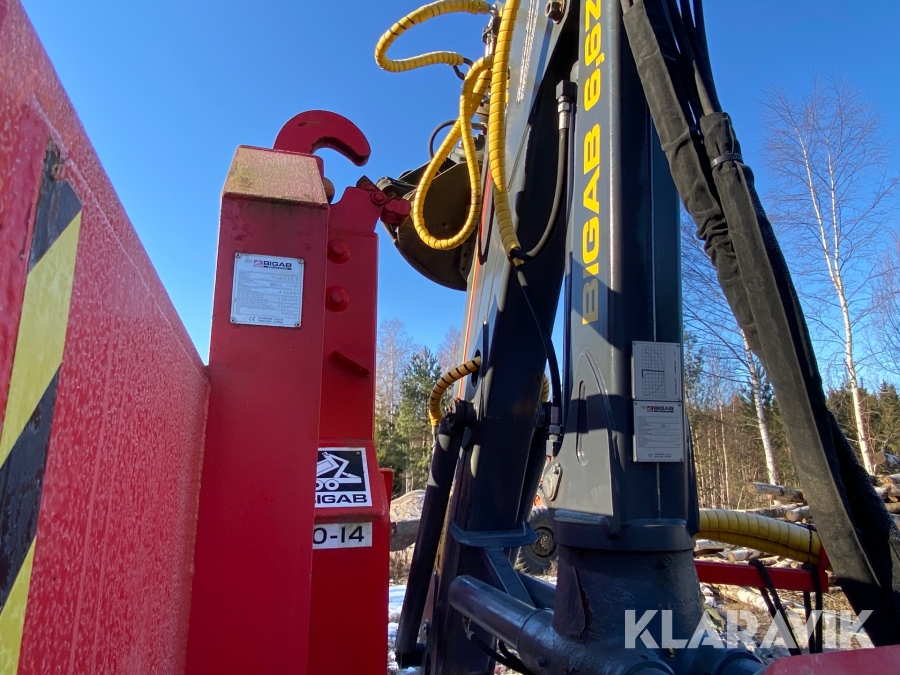 Lastväxlarvagn Bigab 10-14, Norrtälje, Klaravik auktioner