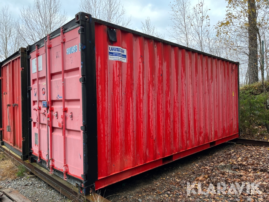 Container 20 fots, Huddinge, Klaravik auktioner