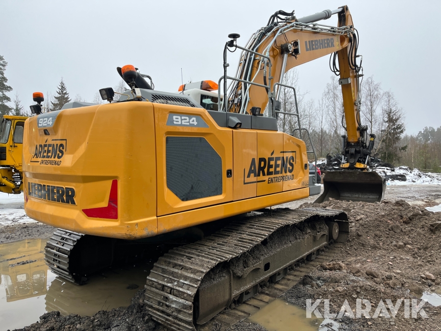 Grävmaskin Liebherr R924 LC, Västerås, Klaravik auktioner