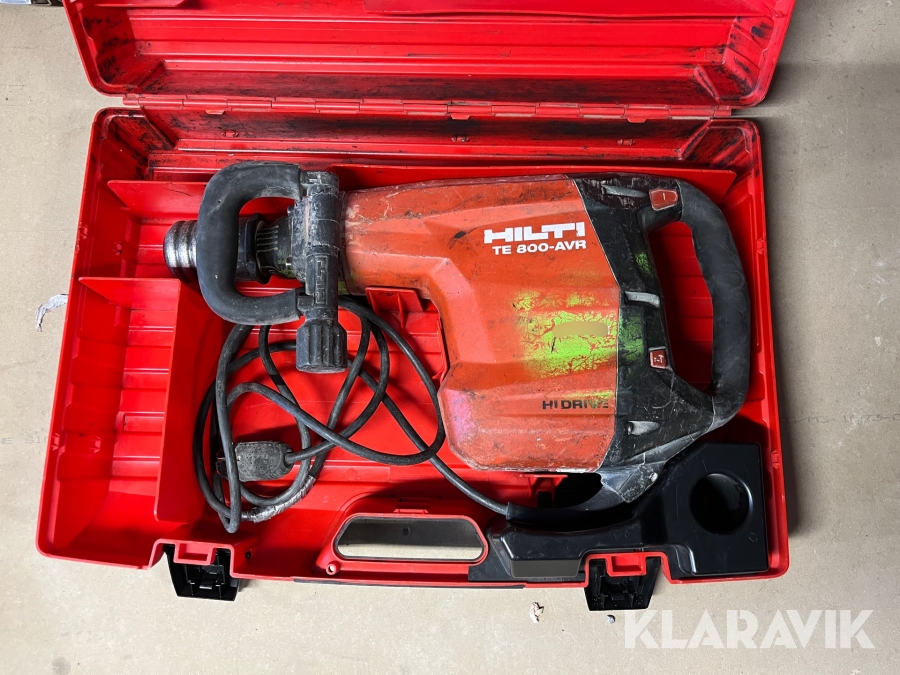 Bilmaskin Hilti TE 800-AVR, Stockholm, Klaravik auktioner