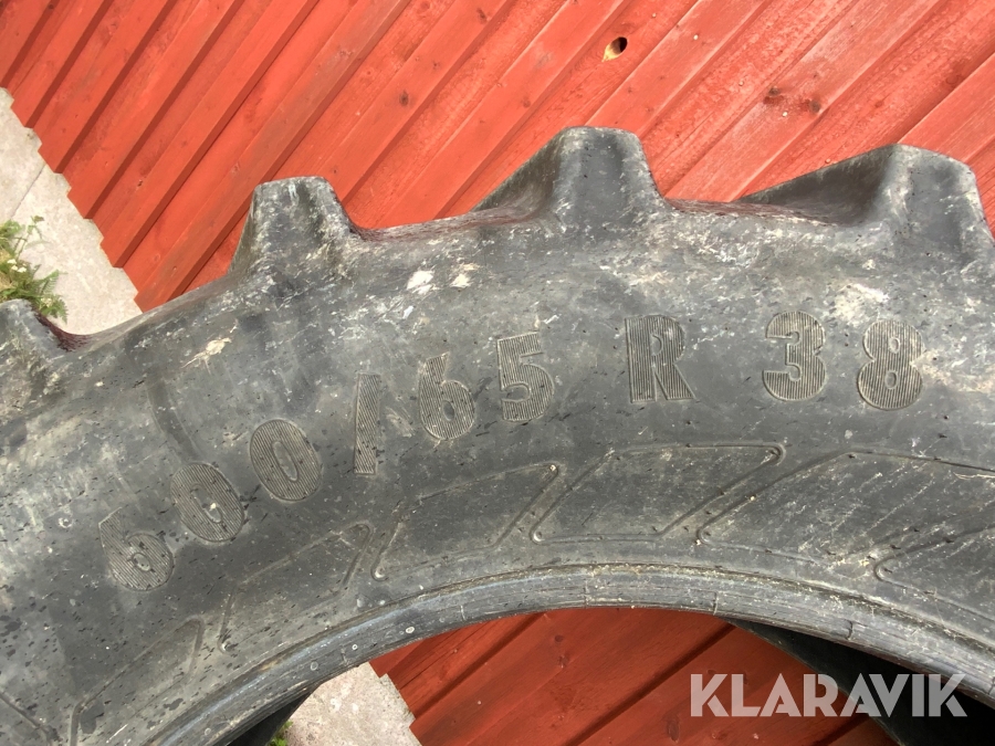 Traktordäck Continental 600/65 R38, 480/65 R28, Alingsås, Kl