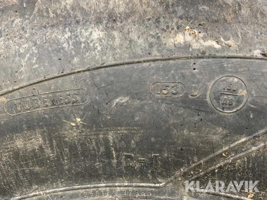 Traktordäck Continental 600/65 R38, 480/65 R28, Alingsås, Kl