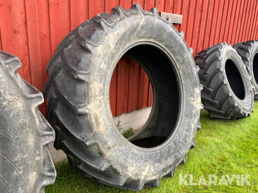 Traktordäck Continental 600/65 R38, 480/65 R28, Alingsås, Kl