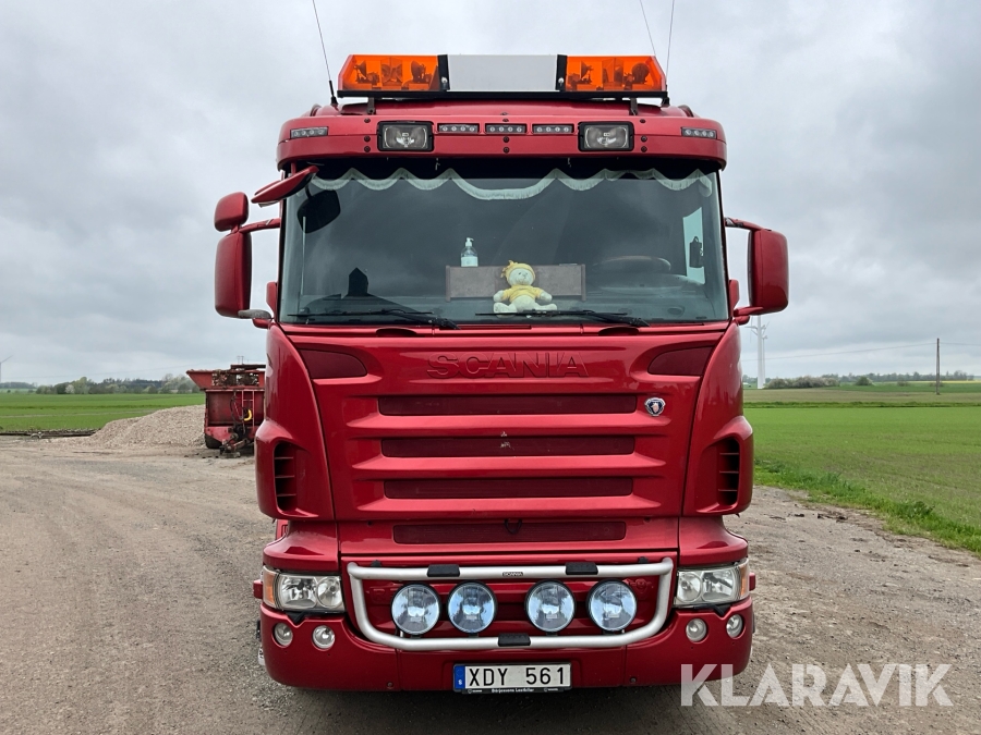 Spannmålsbil Scania R500LB, Simrishamn, Klaravik auktioner