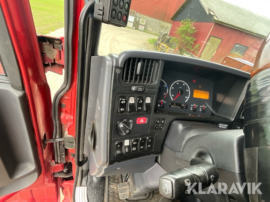 Spannmålsbil Scania R500LB, Simrishamn, Klaravik auktioner