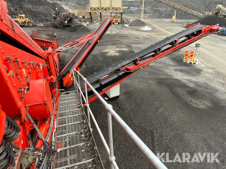 Sorteringsverk Terex Finlay 694 supertrack, 20x5 3 Deck, Göt